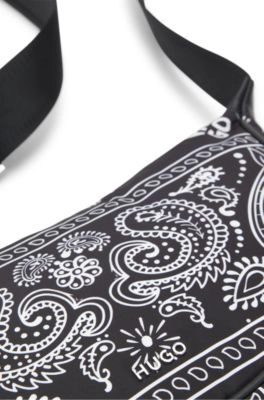 Hugo Patterned Hobo Bag