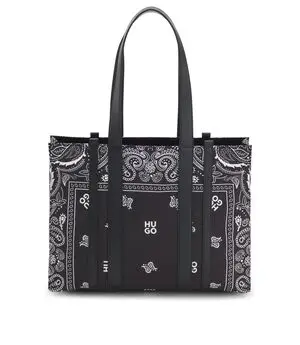 Hugo Printed Pattern Tote Bag