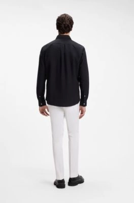 BOSS Regular-fit Button-down Shirt In Oxford Cotton