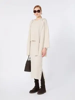 Max Mara Wool And Cashmere Yarn Pencil Skirt