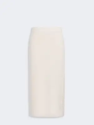 Max Mara Wool And Cashmere Yarn Pencil Skirt