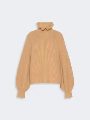 Max Mara Relaxed-cut Wool And Cashmere Sweater - Camel