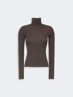 Max Mara Wool Yarn Polo-neck Sweater