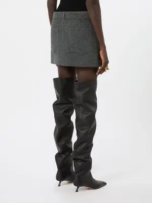 Max Mara Short Pure Wool Skirt