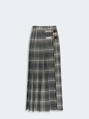 Max Mara Wool Batavia Pleated Skirt