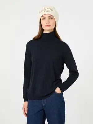 Max Mara Wool And Silk Knit Turtleneck