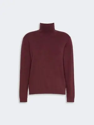 Max Mara Wool And Silk Knit Turtleneck