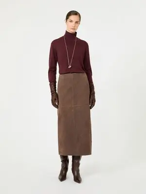 Max Mara Wool And Silk Knit Turtleneck