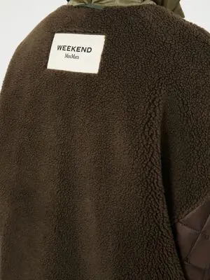 Max Mara Reversible Down Jacket In Water-repellent Twill