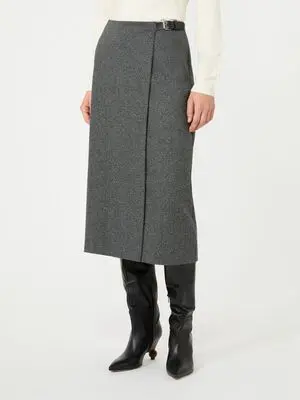 Max Mara Jacquard Jersey Skirt