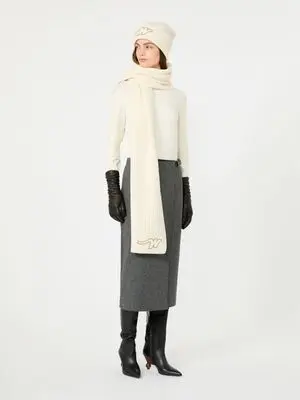 Max Mara Jacquard Jersey Skirt