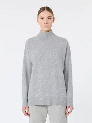 Max Mara Brushed Wool Polo-neck Sweater