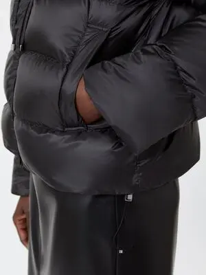 Max Mara Short Water-repellent Plain-weave Fabric Puffer Jacket