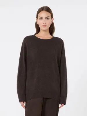Max Mara Brushed Cashmere Yarn Sweater