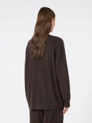 Max Mara Brushed Cashmere Yarn Sweater