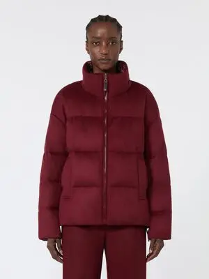 Max Mara Short Reversible Cashmere Puffer Jacket