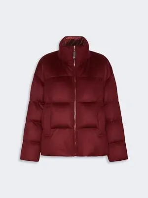 Max Mara Short Reversible Cashmere Puffer Jacket