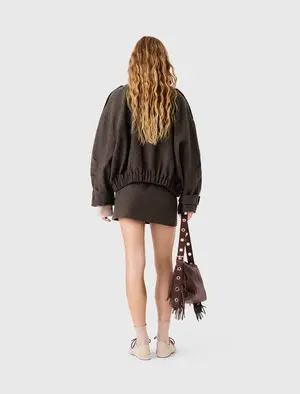 Maje Oversized Wool Jacket