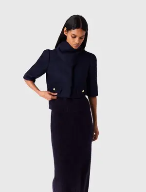 Maje Short Wool Jacket