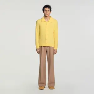 Sandro Alpaca And Wool Cardigan