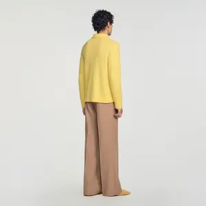 Sandro Alpaca And Wool Cardigan