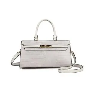 MKF COLLECTION - J'OMOR Colby Satchel Bag Off - White