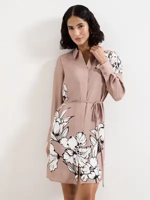 PHASE EIGHT Kendra Belted Shirt Dress