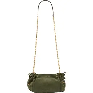 Gerard Darel Drawstring Chain Strap Crossbody Bag