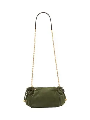 Gerard Darel Drawstring Chain Strap Crossbody Bag