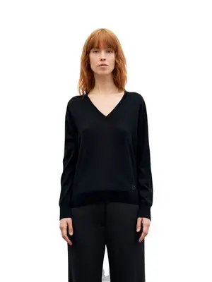 Gerard Darel Rachel Merino Wool Sweater - Black