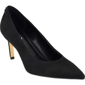 Calvin Klein Bazey Leather Pump Black Suede