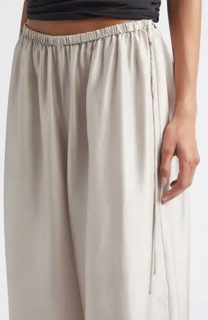 ST. AGNI Adjustable Silk Balloon Pants
