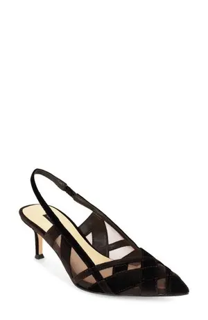 Nine West Ellite Slingback Pump Dark Brown