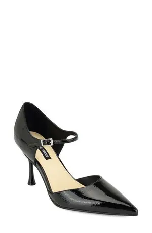 Nine West Piraye Faux Leather Mary Jane Pump - Black