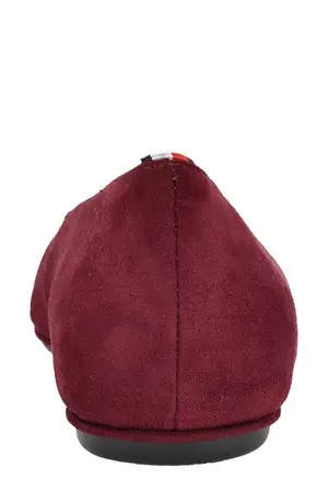 Tommy Hilfiger Bekim Faux Leather Flat - Deep Bordeaux