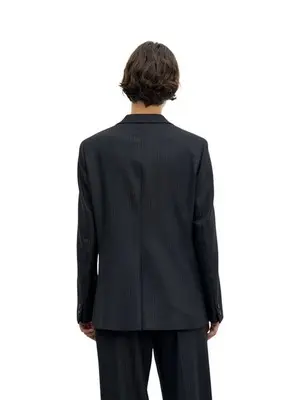Gerard Darel Justi Pinstripe Suit Blazer