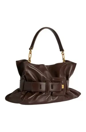 Balmain Anthem Medium Bag In Smooth Leather