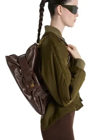 Balmain Anthem Medium Bag In Smooth Leather