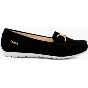 CAVALINHO Belle Suede Loafers - Black