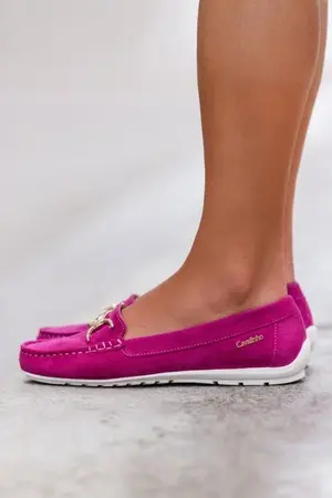 CAVALINHO Belle Suede Loafers - Pink