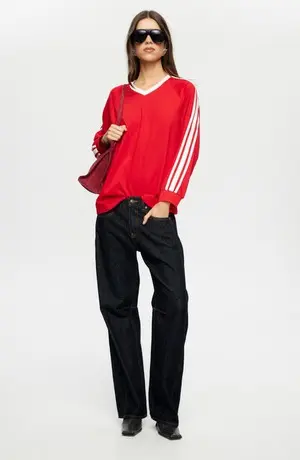 Lioness All Stars Long Sleeve T-shirt - Rouge