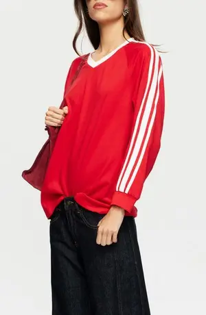 Lioness All Stars Long Sleeve T-shirt - Rouge