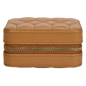 Wolf Lauren Zip Travel Case Caramel
