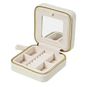 Wolf Lauren Zip Travel Case - Ivory