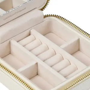 Wolf Lauren Zip Travel Case - Ivory