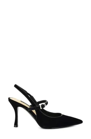Nine West Amelap Pointed Toe Slingback Pump - Black