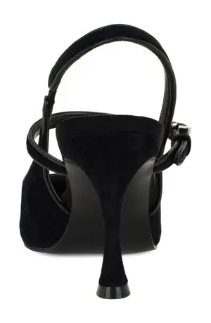 Nine West Amelap Pointed Toe Slingback Pump - Black