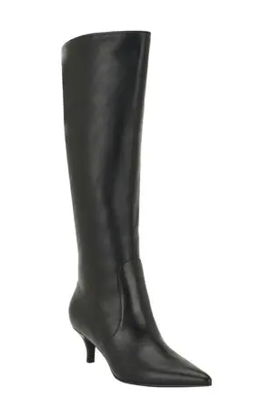 Tommy Hilfiger Derisa Knee High Faux Leather Boot Black 002
