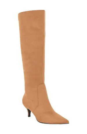 Tommy Hilfiger Derisa Knee High Faux Leather Boot Brown