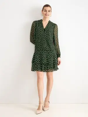 PHASE EIGHT Alma Printed Swing Dress - Green